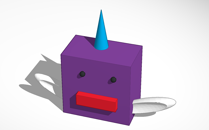 3D design goofy monster - Tinkercad