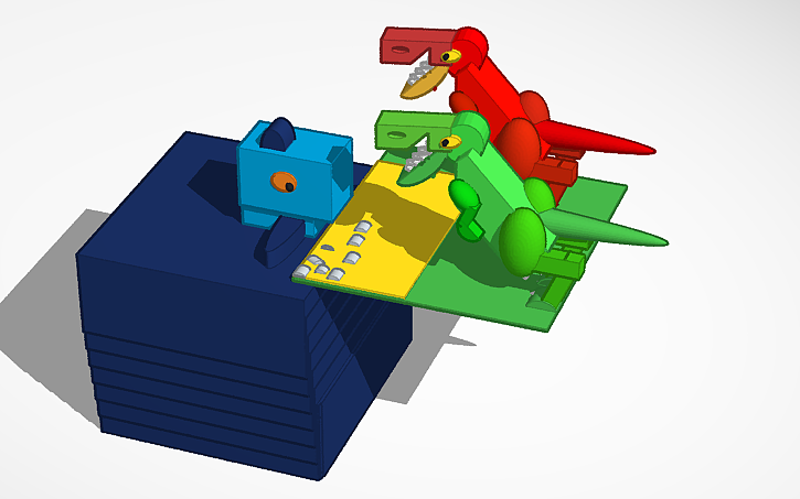 3D design t-rex - Tinkercad