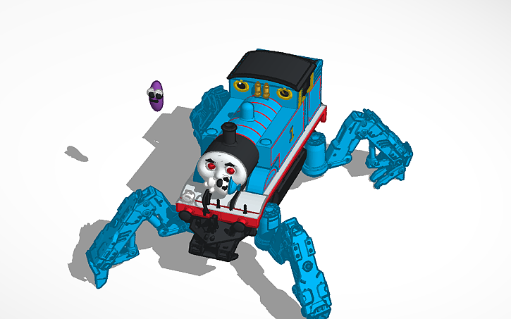 3D design Thomas the Tank Spider - Tinkercad