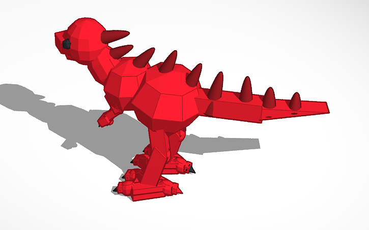 3D design Dinosaur - Tinkercad