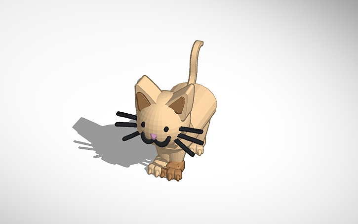 3D design Cat =(^._.^)= - Tinkercad