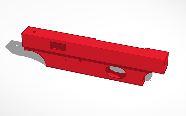 3D design Luty smg lower and upper receiver - Tinkercad