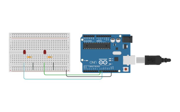 Circuit design 21c_Timer Interrupts - Tinkercad