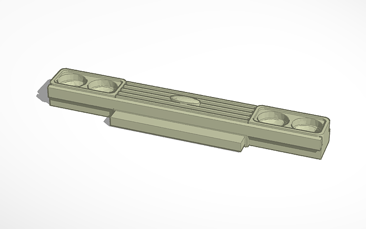 3D design Ford Capri III grille - Tinkercad