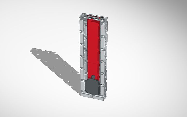 3D design caterpillar track SIM-LAB - Tinkercad