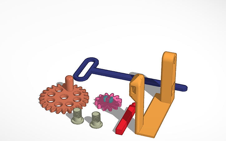 3D design Copy of 3% scale Scotch Yoke - Tinkercad