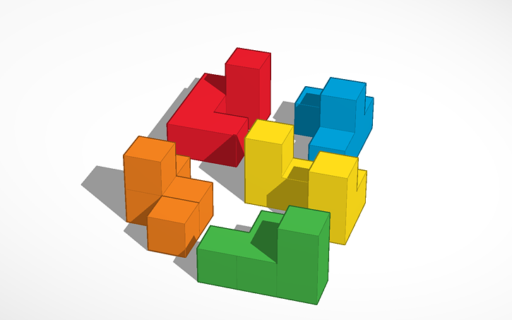 3D design Puzzle Cube - Tinkercad