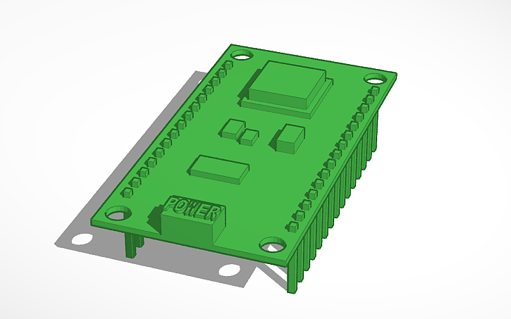 3D design Node MCU - Tinkercad