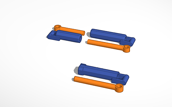 3D design lego actuator - Tinkercad