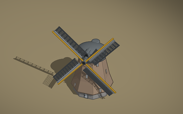 3D design Windmill - Tinkercad