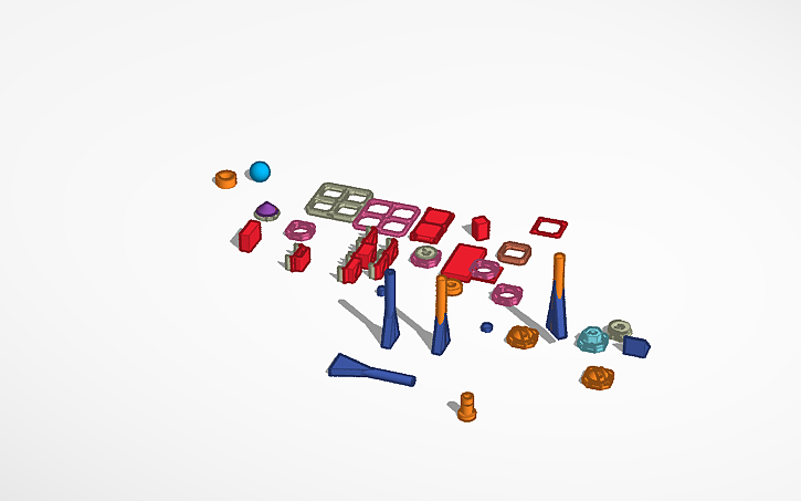 3D design Multiconnect snap for openGrid - Tinkercad