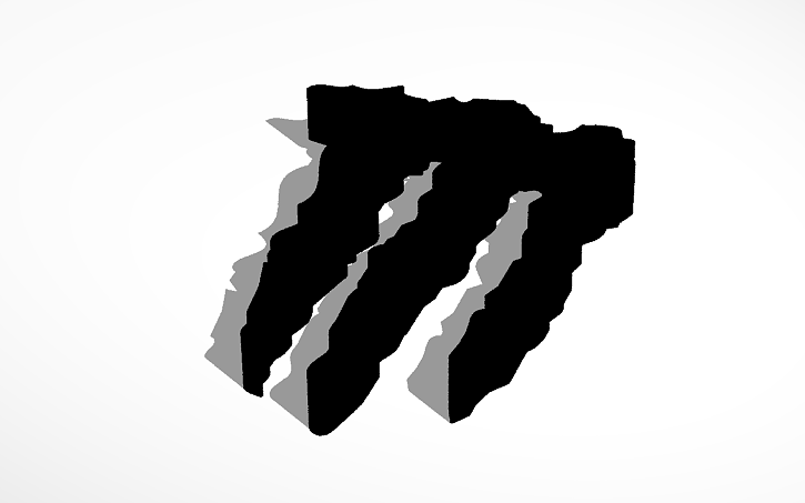 3D design monster logo - Tinkercad