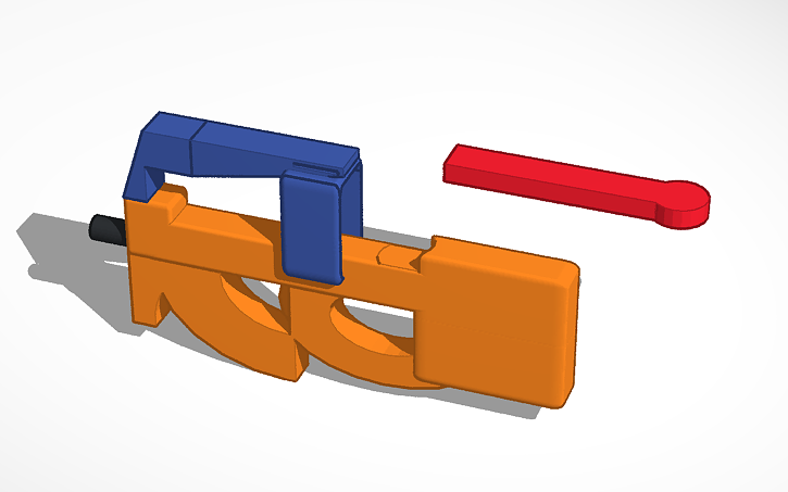 3D design P90 - Tinkercad