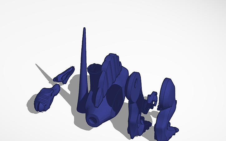 3D design Lego Spinosaurus - Tinkercad