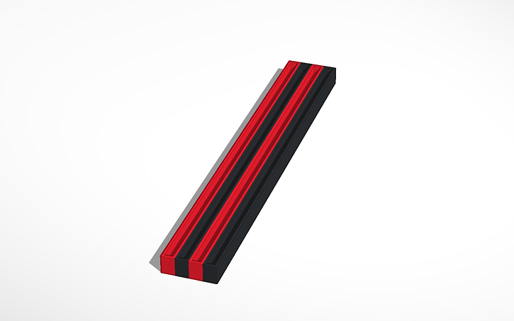 3D design RAM slot - Tinkercad