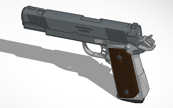 3D design Colt M1911 - Tinkercad