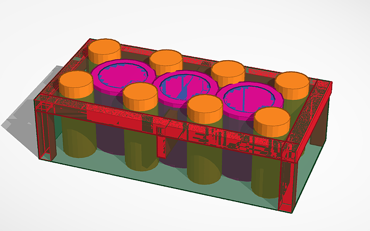 3D design CAD from Orthographic Object 2 - Tinkercad