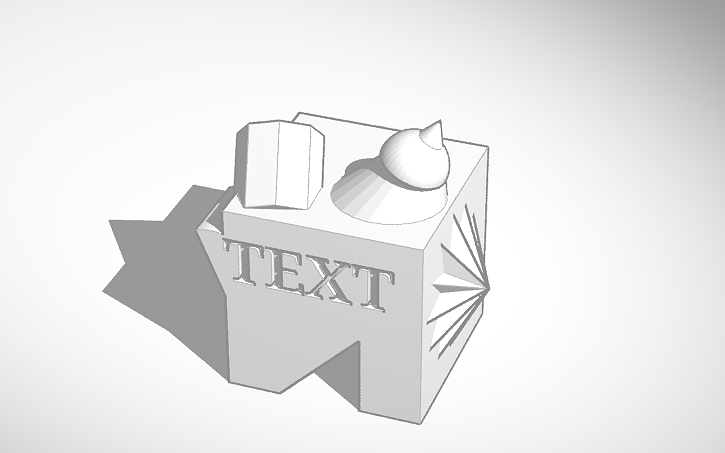 3d Design Test Models Tinkercad