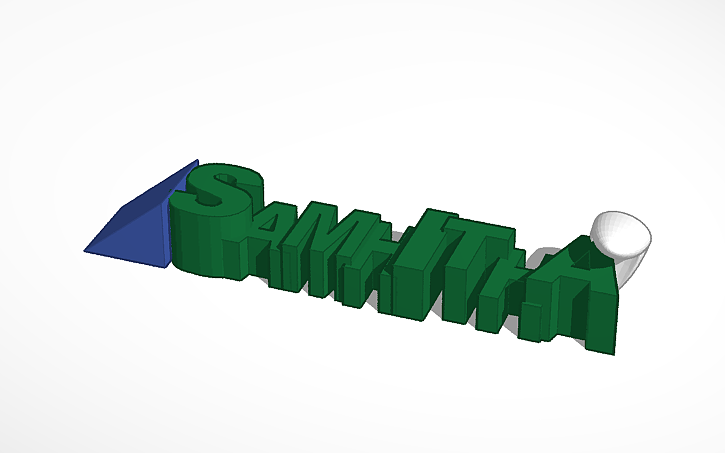 3D design Name Samhitha - Tinkercad