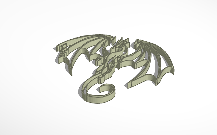3D design Dragon - Tinkercad