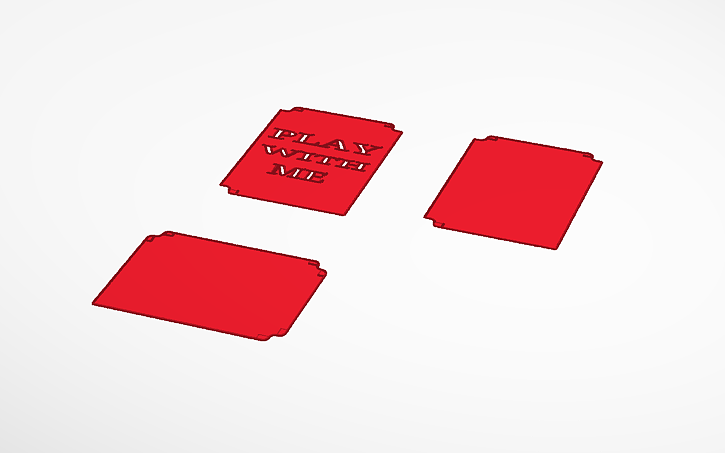 3D design Card Separator - Tinkercad