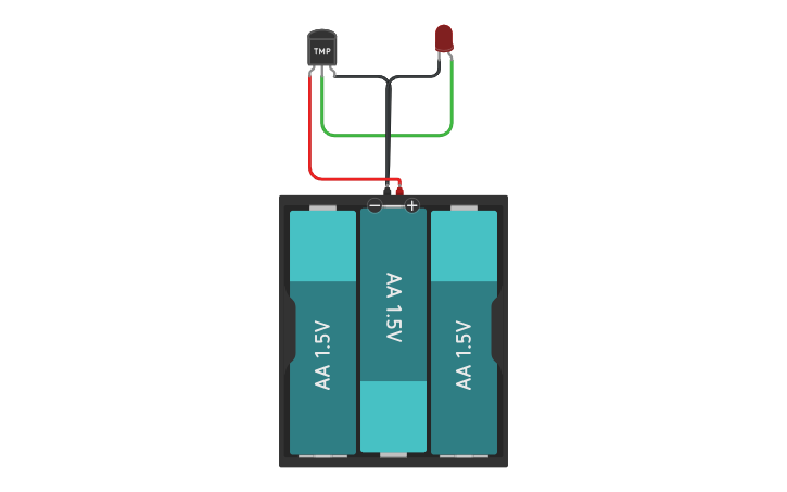 Circuit design NTC - Tinkercad