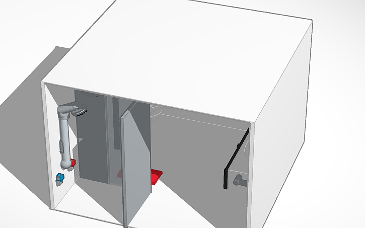 3D design Bathroom - Tinkercad