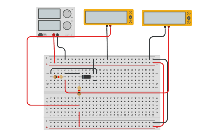 Circuit design Voltage Regulator - Tinkercad