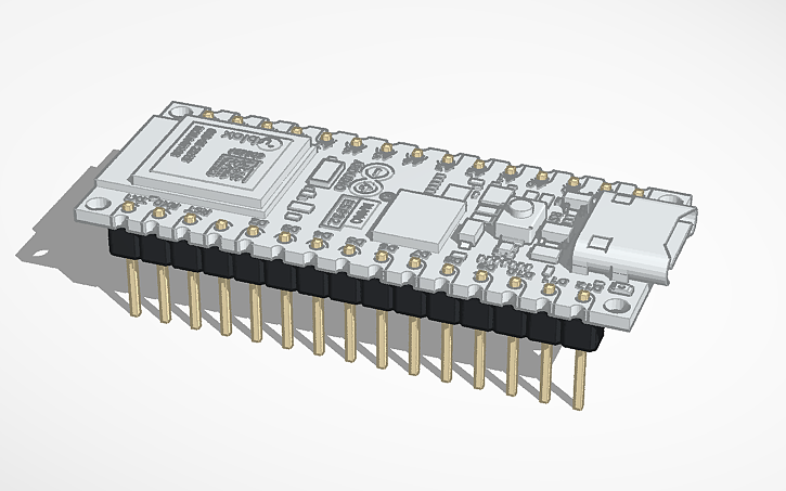 3D design Arduino: Nano ESP32 (ABX00092) - Tinkercad