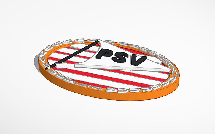 3D design Psv Logo - Tinkercad