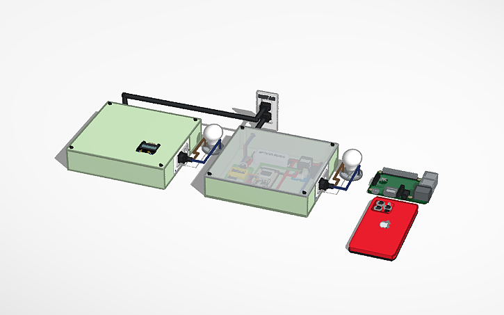 3D design Smart Home Energy Monitoring Prototype - Tinkercad