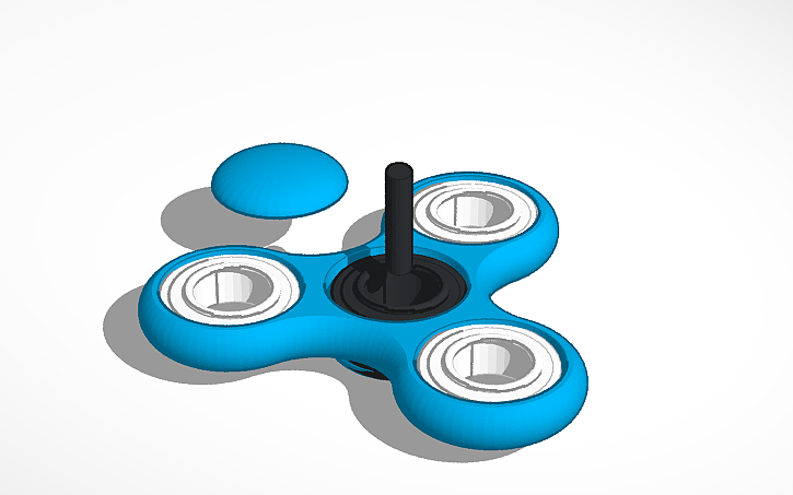 3D design spinner - Tinkercad