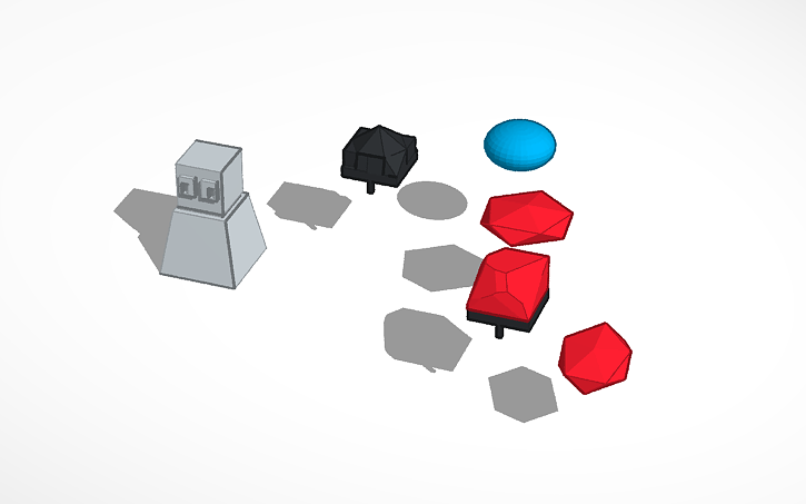 3D design Polytopia Bardur - Tinkercad