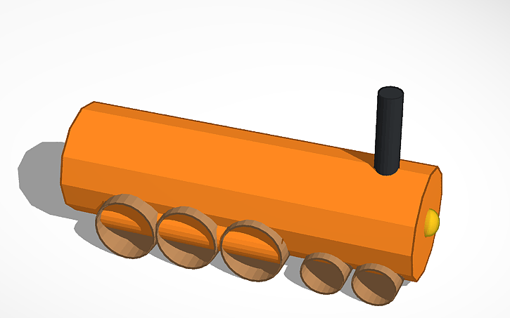 3D design Train - Tinkercad