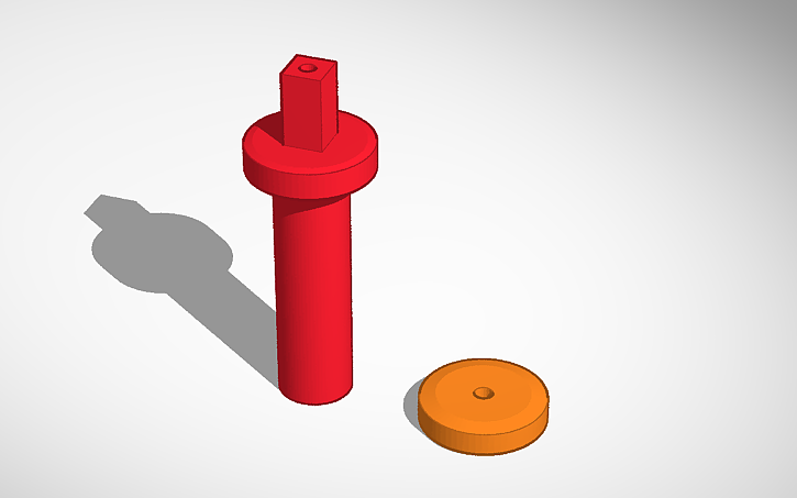 3D design Mandrel body - Tinkercad