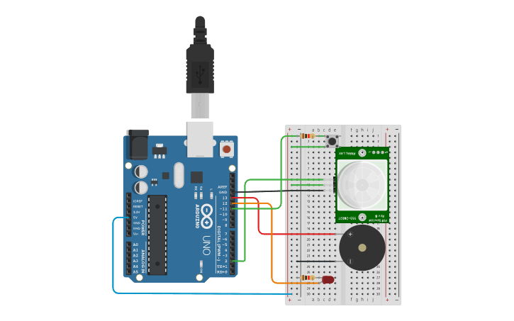 Circuit design LAB - 6 IOT - Tinkercad