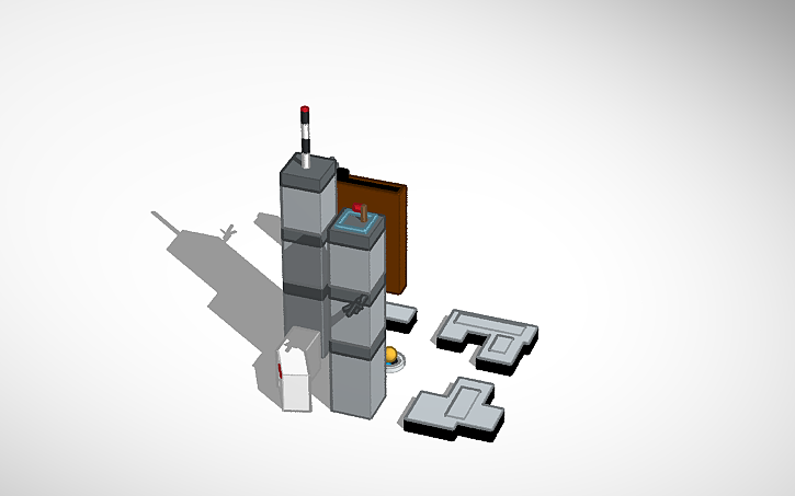 3D design Old World Trade Center Complex Wtc 1-7 - Tinkercad