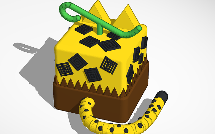 3D design Leopard fruit - Tinkercad