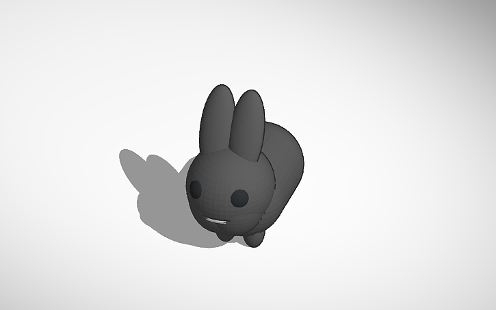 3D design Bunny noses are buttons - Tinkercad