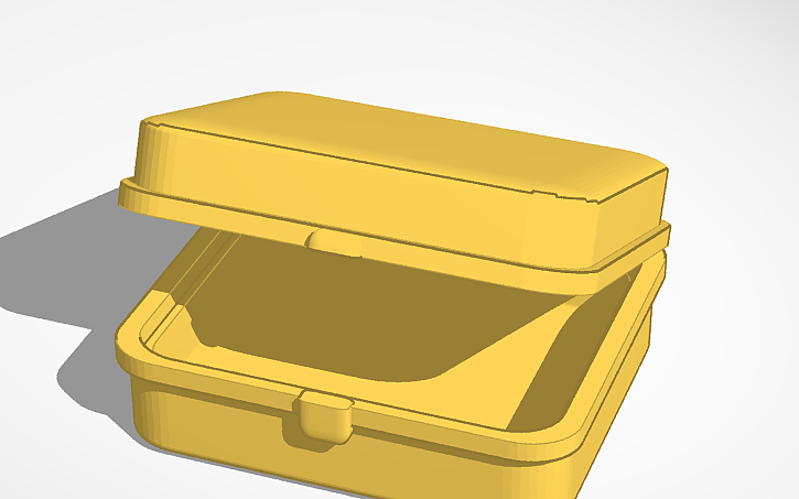 3D design Lunch box - Tinkercad