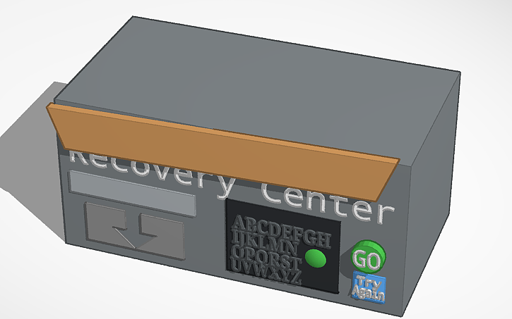 3D design Recover Center TPOT BFDI - Tinkercad