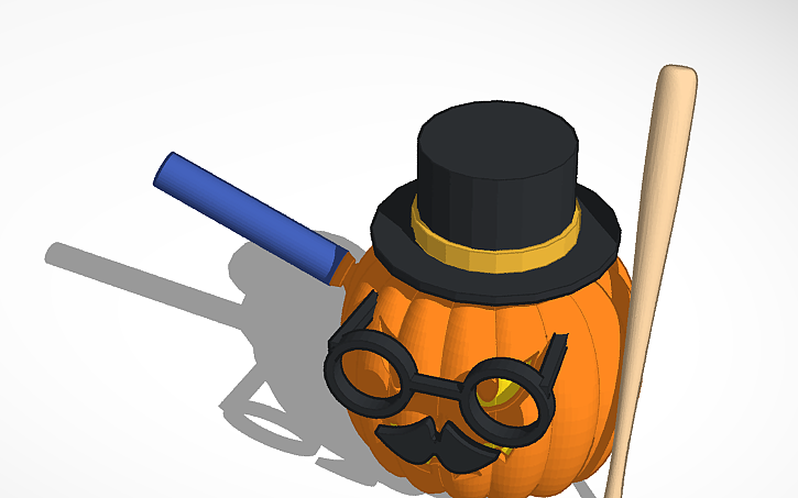 3D design Pumpkin - Tinkercad