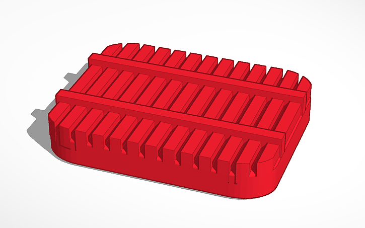 3D design Matchbox Y-13 Daimler 1911 radiator - Tinkercad