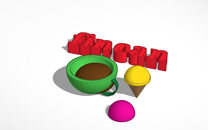 3D design fincan yapımı - Tinkercad