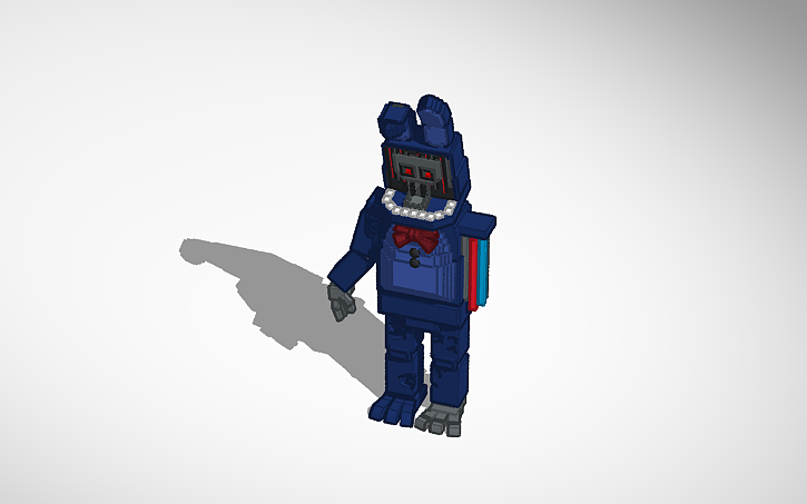 3D design withered Bonnie (FNaF) - Tinkercad