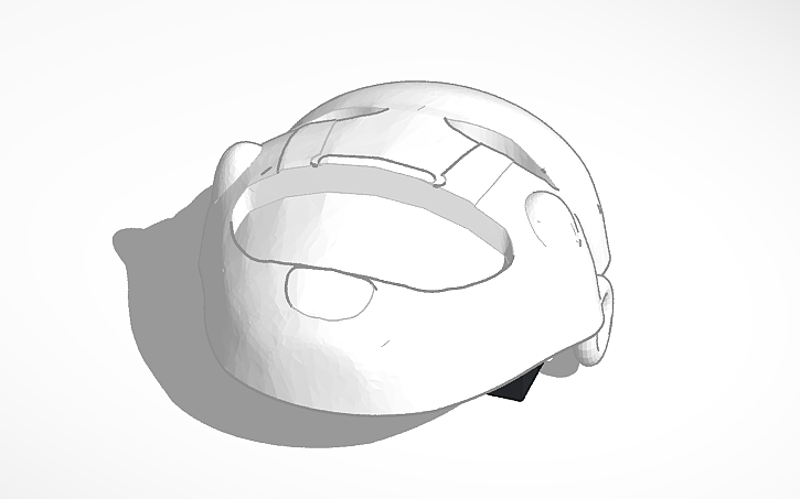 3D design puppet mask - Tinkercad