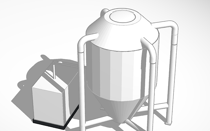 3D design SILO FINAL - Tinkercad