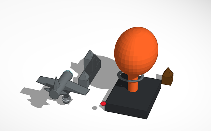 3D design nuclear bomb - Tinkercad