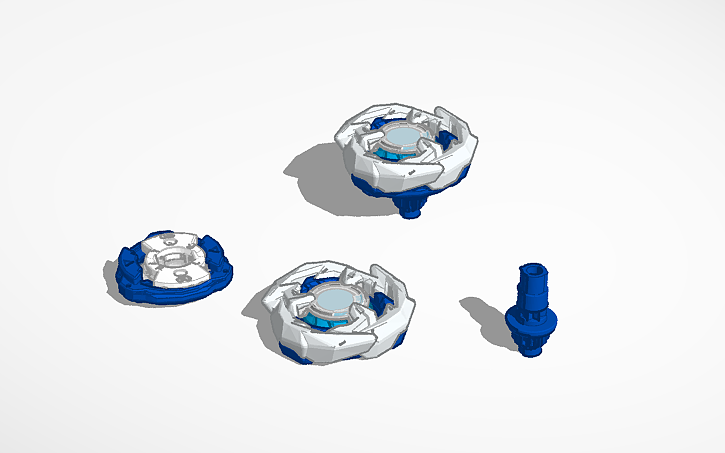 3D design Beyblade X Dran Sword - Tinkercad