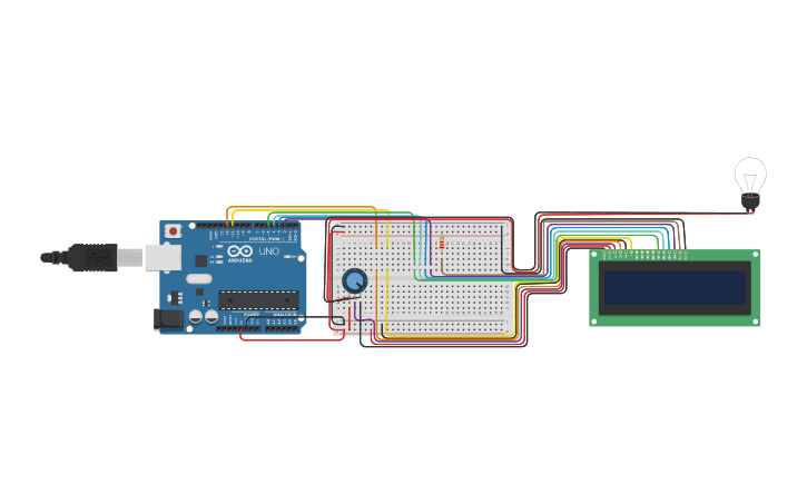 Circuit design Ardiuno Clock Without RTC Module - Tinkercad